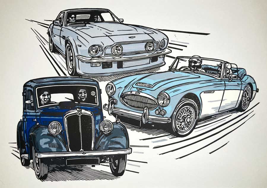 Classic Car Art – a picture of your classic car or racing car