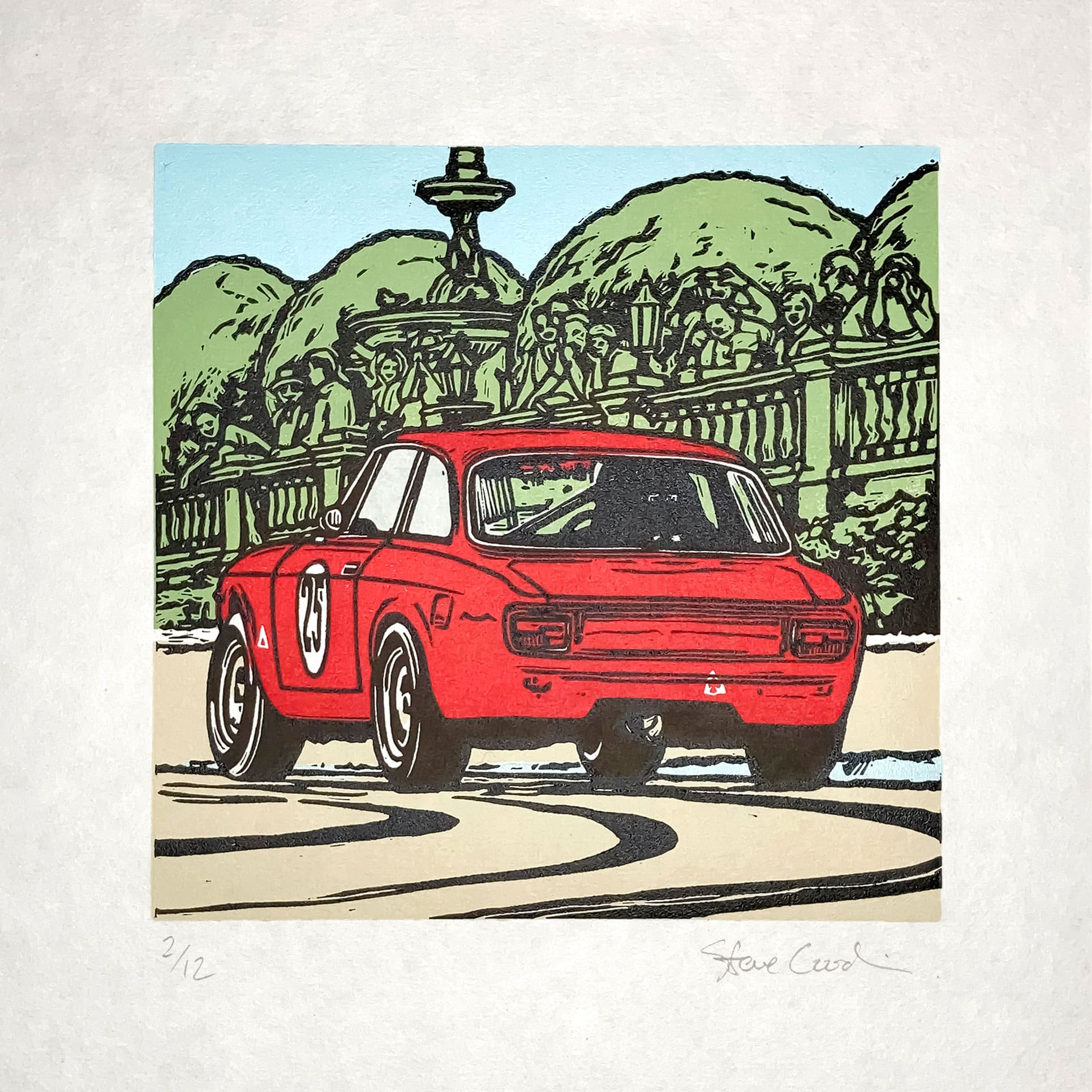 London Art of Motoring Exhibition - Inky Crow Art