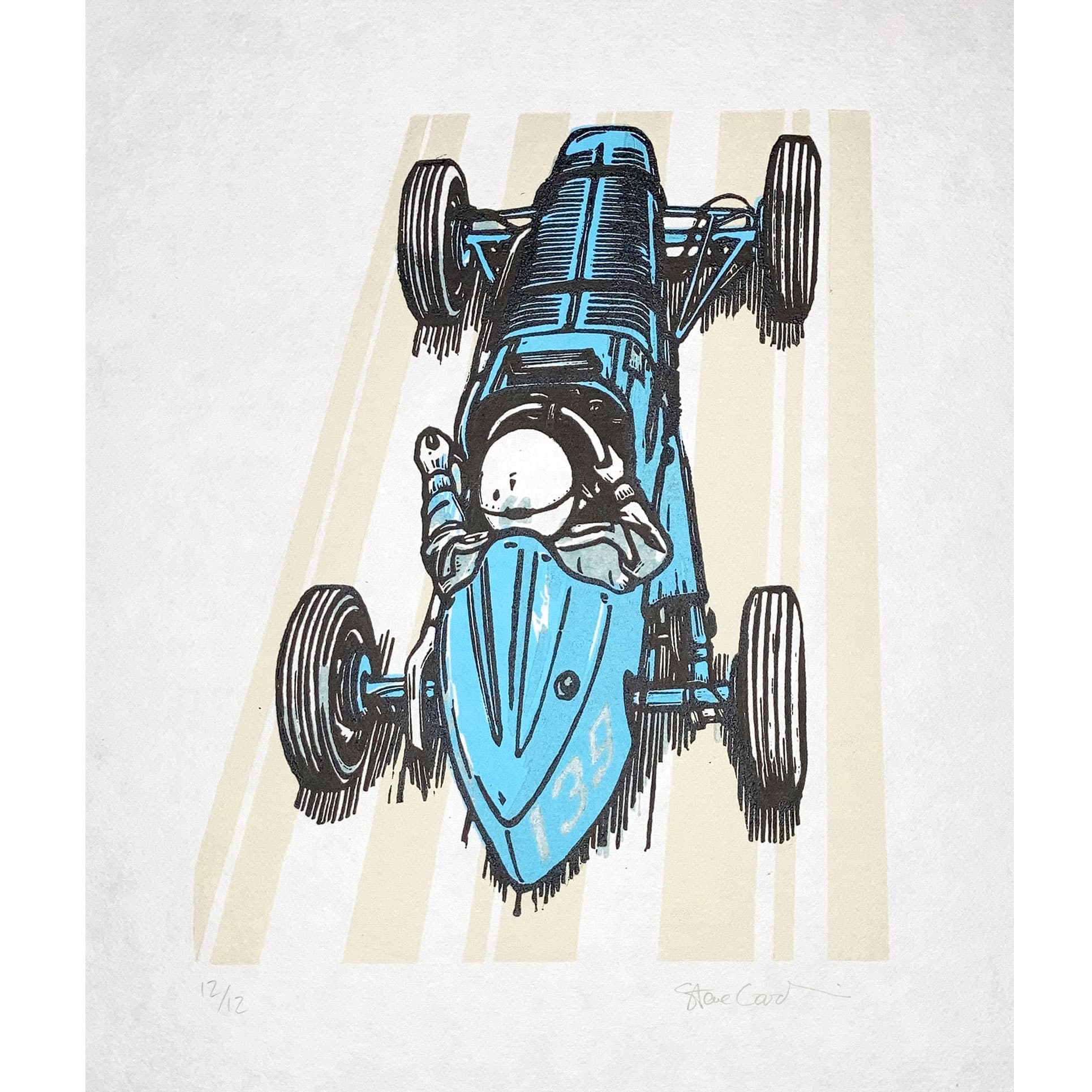 Austin 7 Race Special - Inky Crow Art
